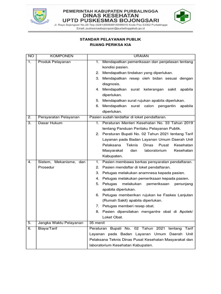 06 SPP Pemeriksaan Ibu Dan Anak | PDF