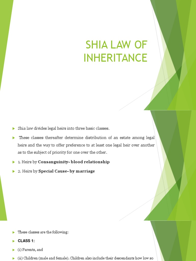 Shia Law of Inheritance | PDF
