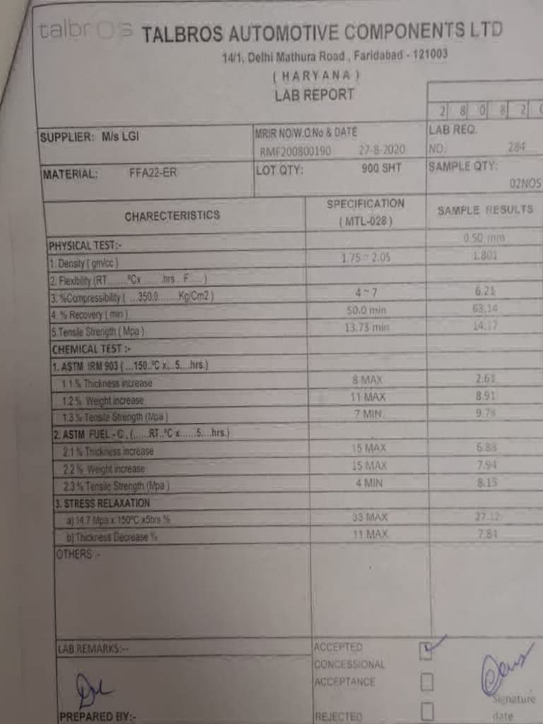 Talbros Talbros Automotive Components LTD Mathura: Delhi | PDF