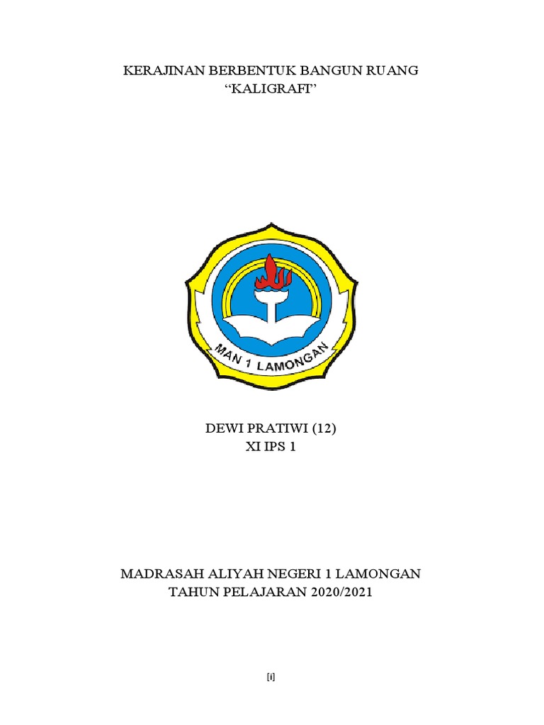 Dewi Pratiwi - Kerajinan Berbentuk Bangun Ruang | PDF