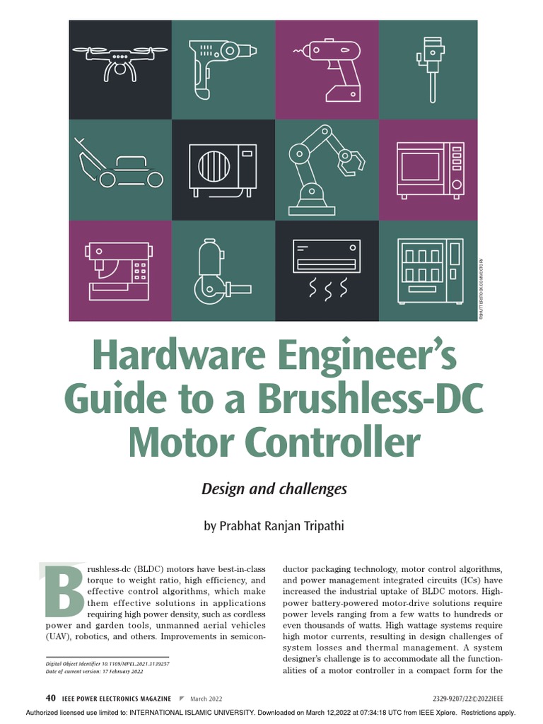 Hardware Engineers Guide To A Brushless-DC Motor Controller Design and ...
