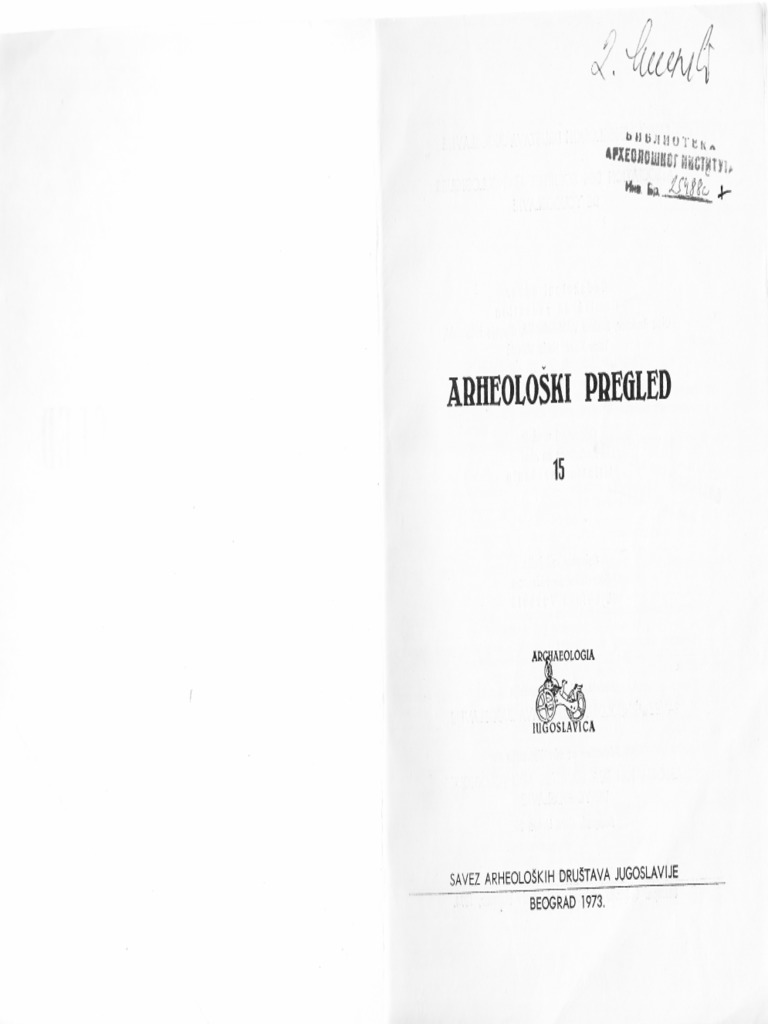 Zotović, Lj. - 1973 - Viminacium | PDF