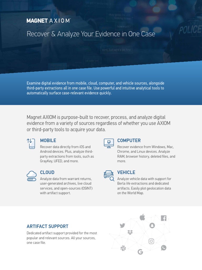 Recover & Analyze Your Evidence in One Case | PDF | Cloud Computing ...