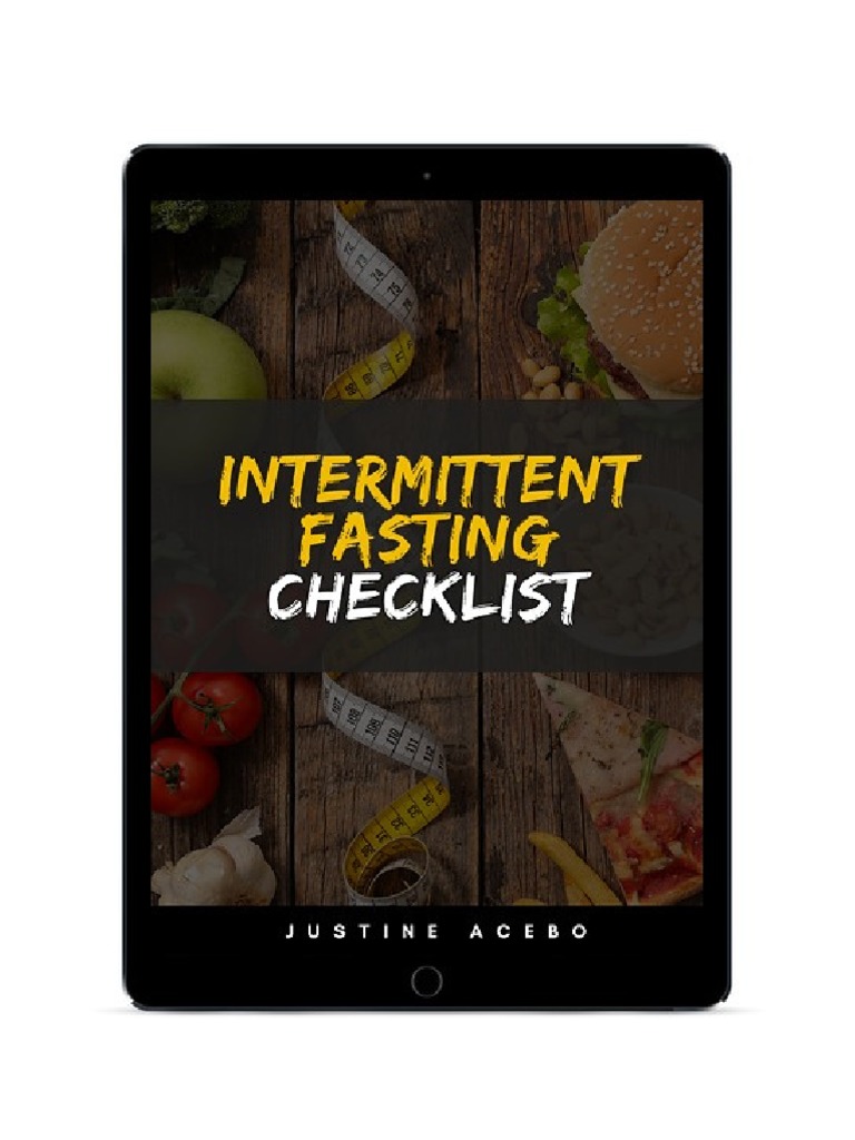 Intermittent Fasting CheckList | PDF | Intermittent Fasting | Dieting