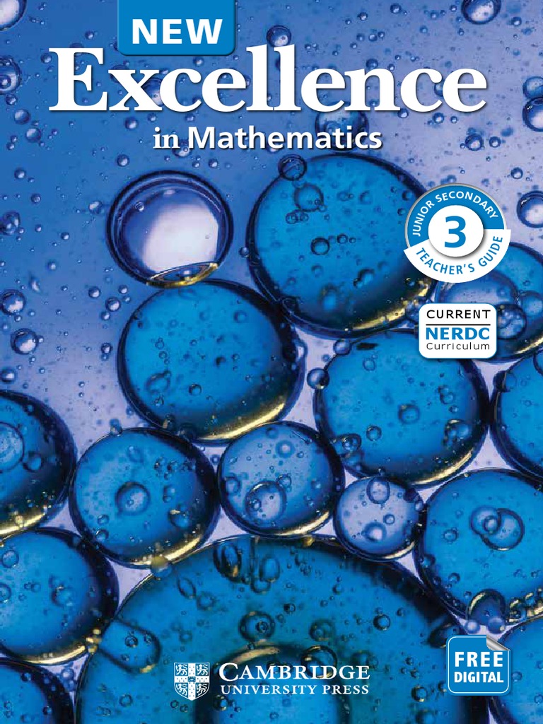 NEW Excellence in Mathematics Junior Secondary 3 STUDENT Guide ...