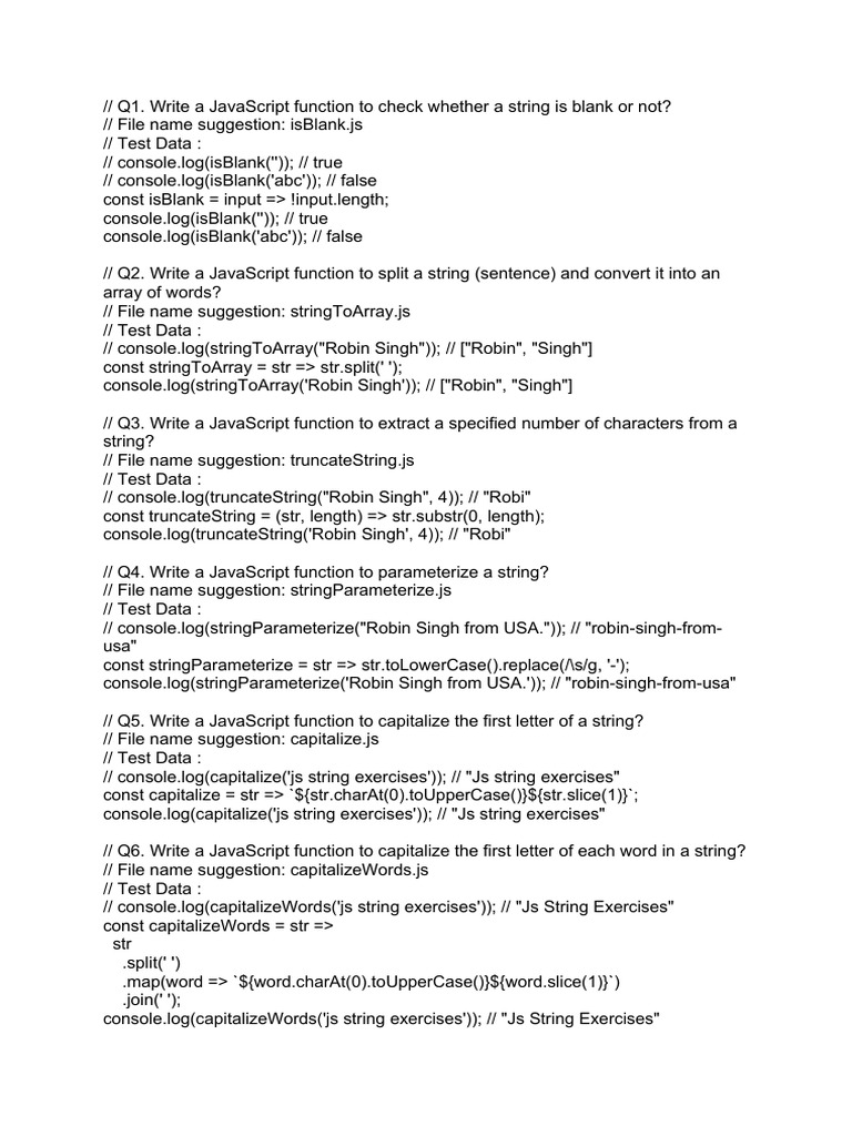 Array Objects 1 Pdf Java Script String Computer Science