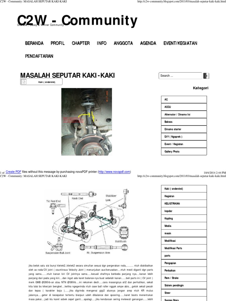 C2W - Community - MASALAH SEPUTAR KAKI-KAKI | PDF