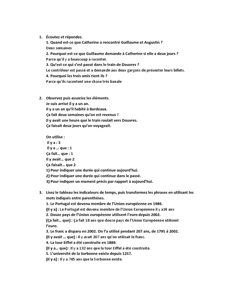 Maîtriser les Indicateurs de Temps | PDF