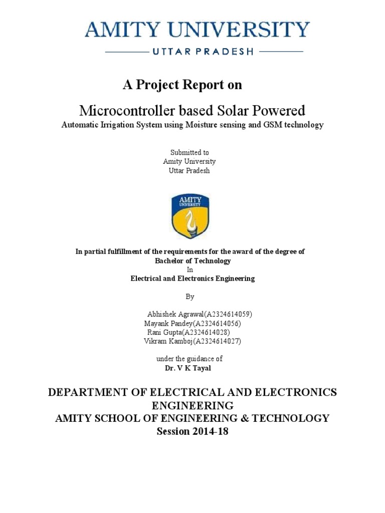 Microcontroller Solar Power | PDF | Photovoltaics | Solar Power