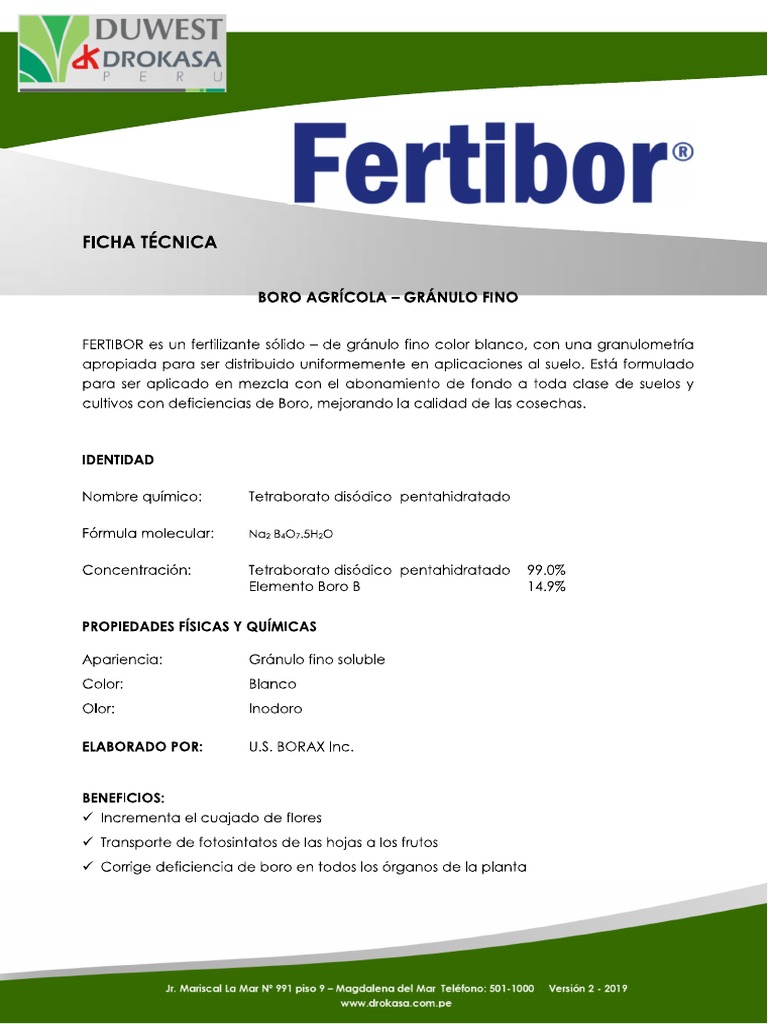 Fertibor Neobor | PDF