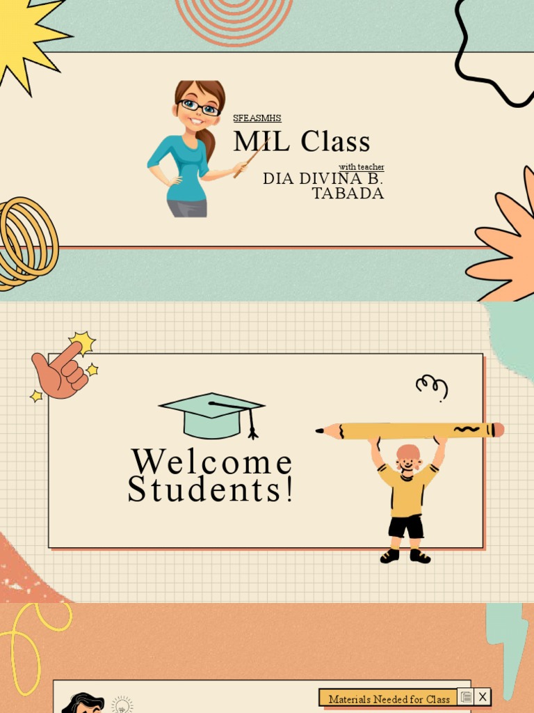 MIL Class: Dia Divina B. Tabada | PDF | Media (Communication) | News