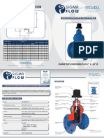 Válvulas Compuerta Bronce AWWA C500 | PDF | Ingeniería de Edificación ...