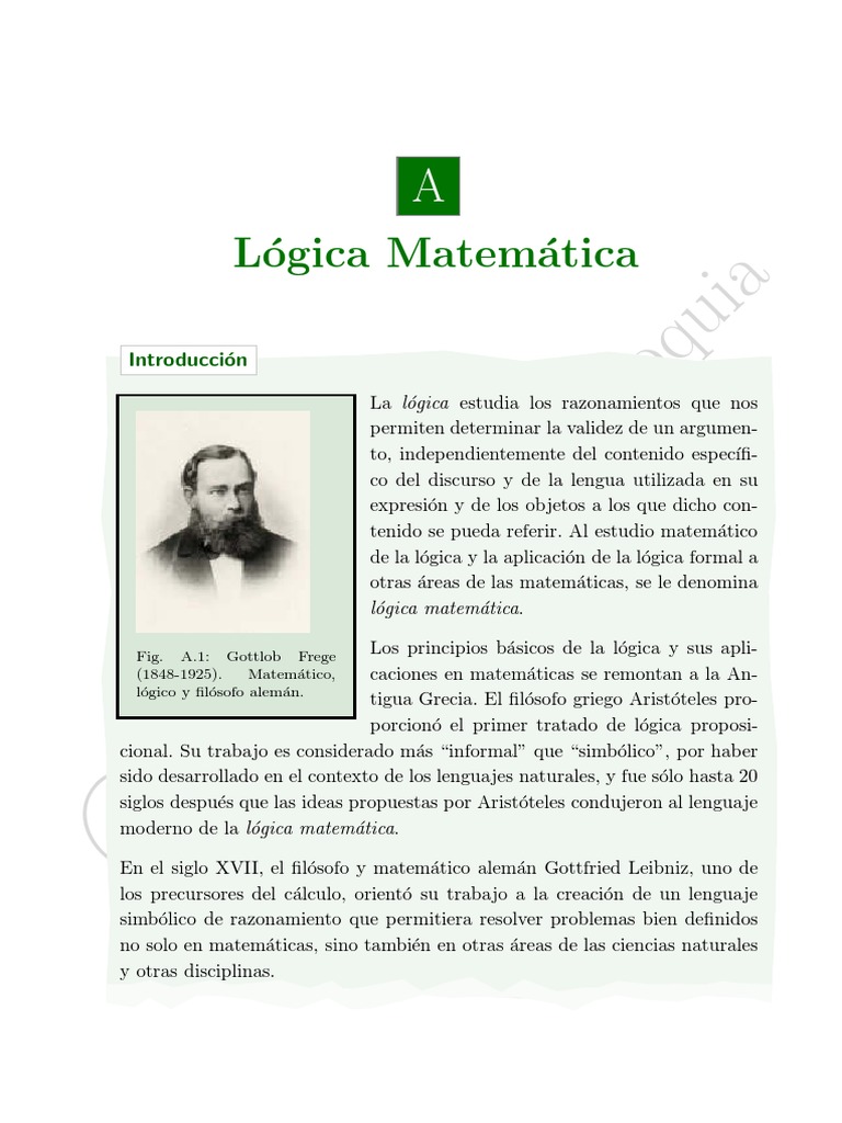 Raz Log Apendice 1 | PDF | Lógica | Gottlob Frege