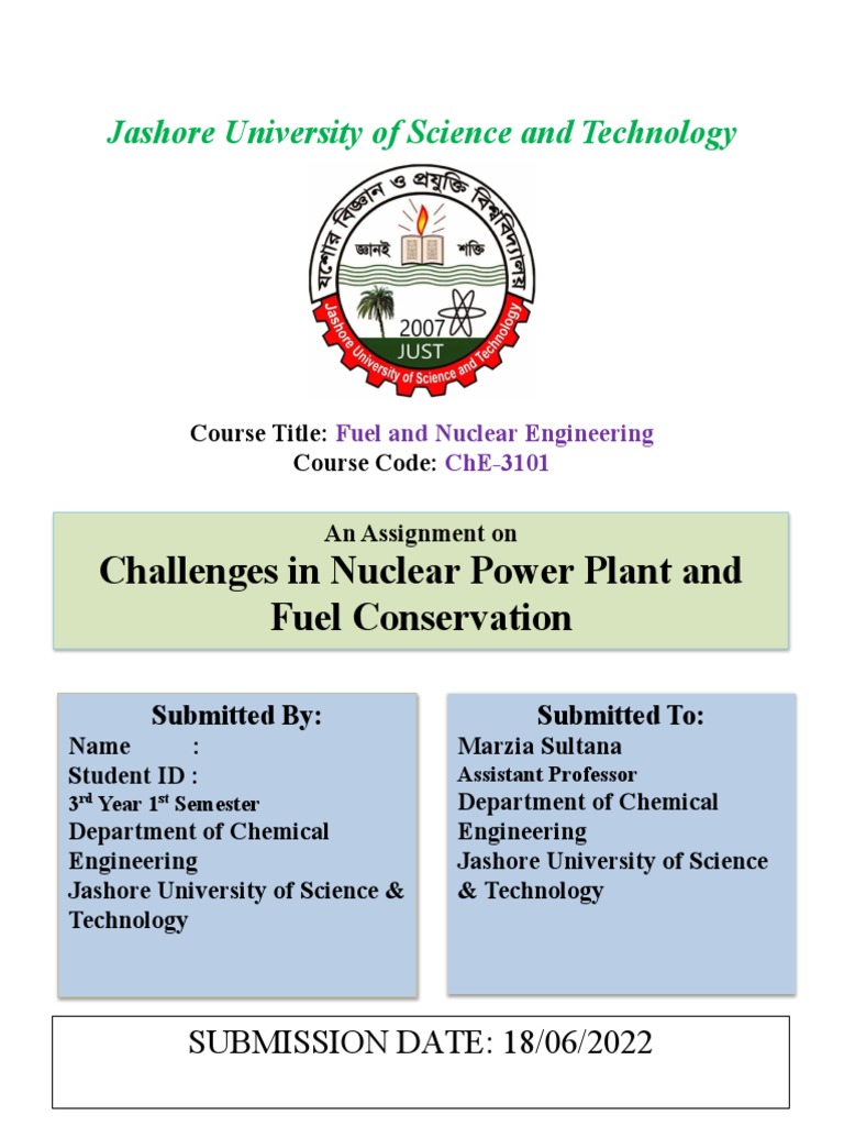 Fuel and Nuclear Engineering | PDF | Technology & Engineering