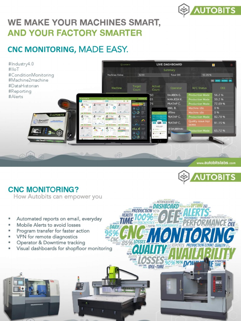 Cnc Monitoring Autobits Pdf Cloud Computing Automation