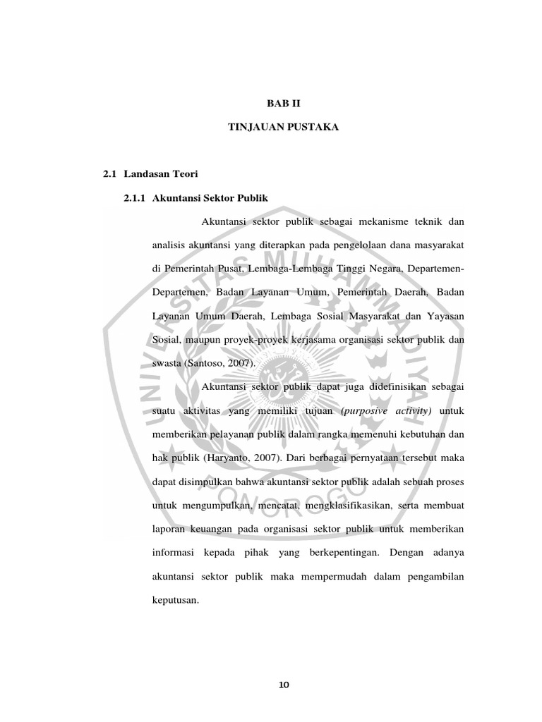 BAB II Skripsi | PDF