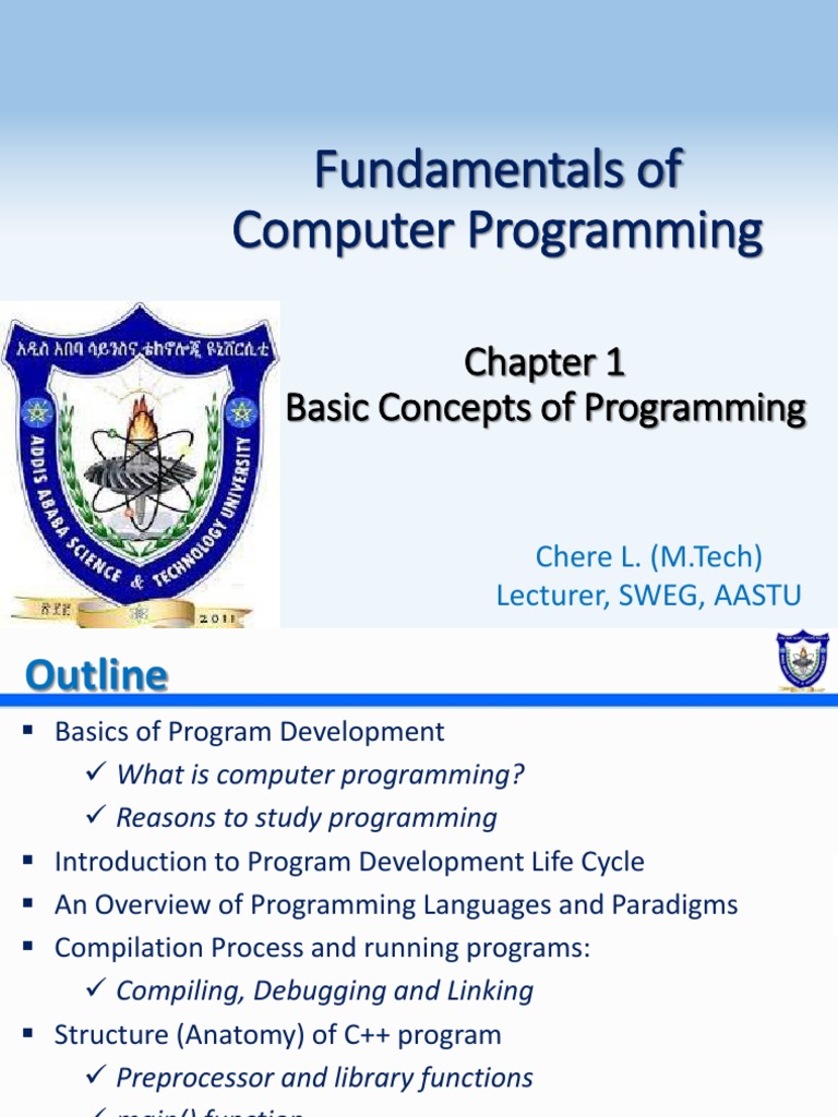 Chapter 1 - Basic Concepts of Programming | PDF | Programming Paradigms ...