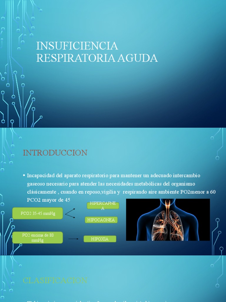 Insuficiencia Respiratoria Aguda | PDF