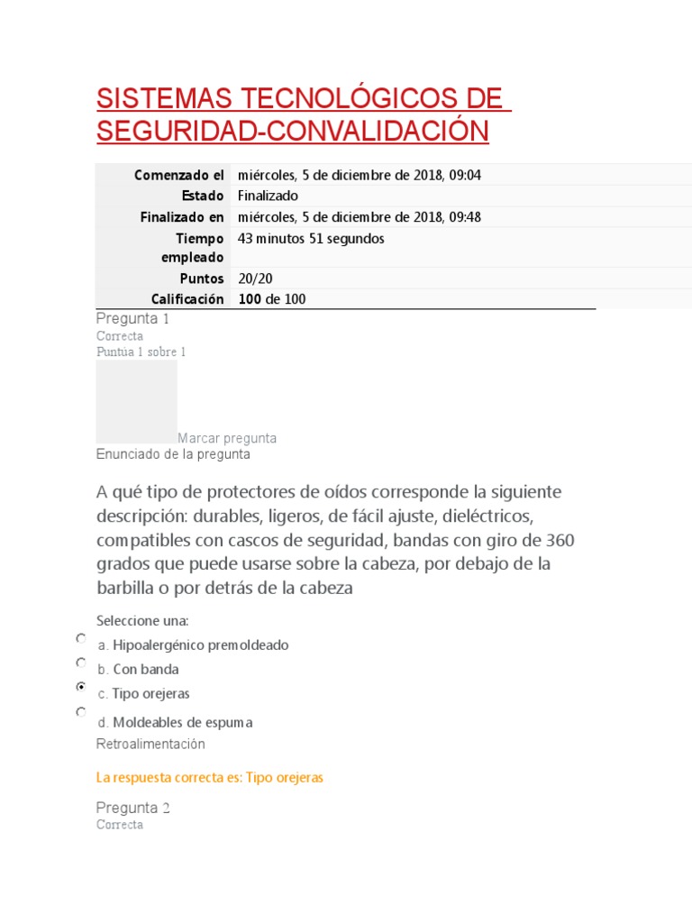 Sistemas Tecnolgicos de Seguridad-Convalidacin-1 | PDF | Valores