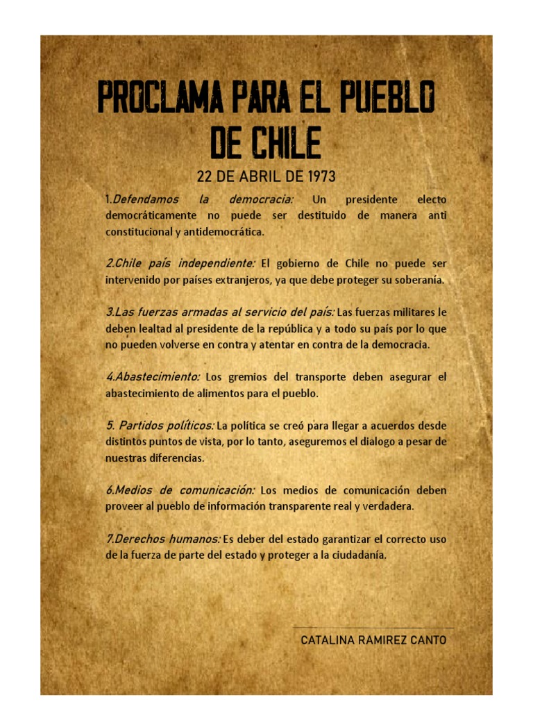 PROCLAMA | PDF
