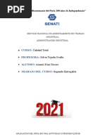 Entregable 1 de Calidad Total Senati | PDF
