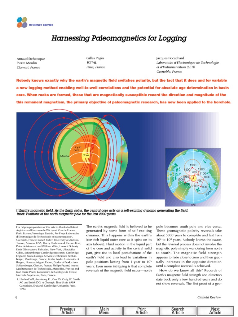 Harnessing Earth's Changing Magnetic Field: A New Paleomagnetic Logging ...