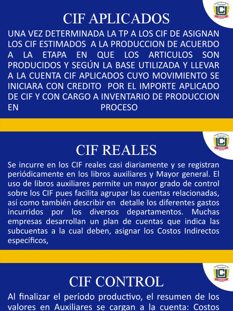 CIF Aplicados y Variaciones en Costos | PDF | Costo | Presupuesto