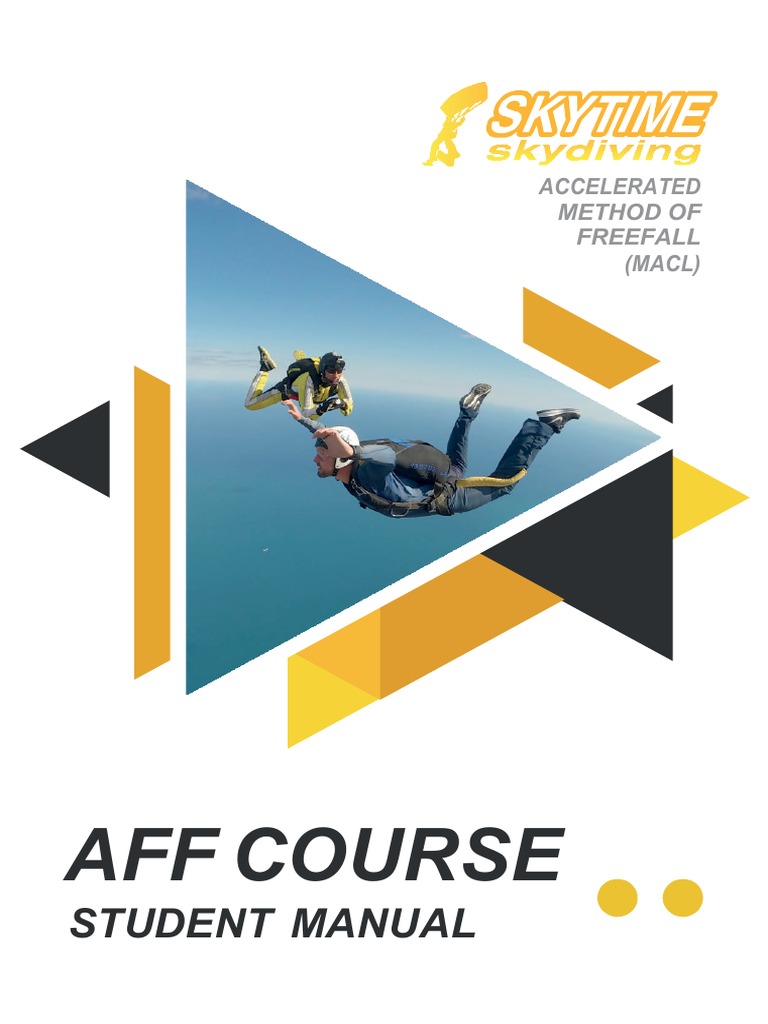 Aff Course: Student Manual | PDF | Parachute | Parachuting