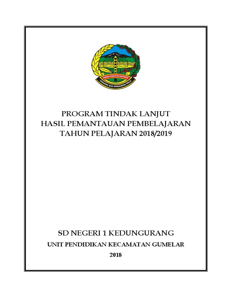 Progr Tindaklanjut Pemantauan | PDF