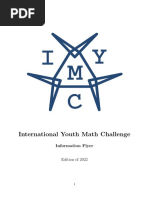 International Youth Math Challenge: Pre-Final Round Information | PDF ...