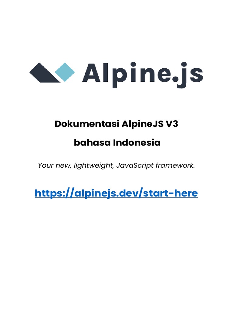 Dokumentasi AlpineJS V3 | PDF