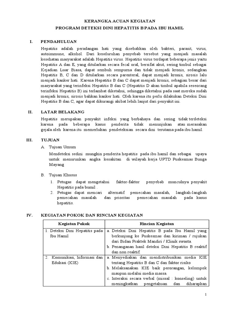 Kak Deteksi Dini Hepatitis B | PDF