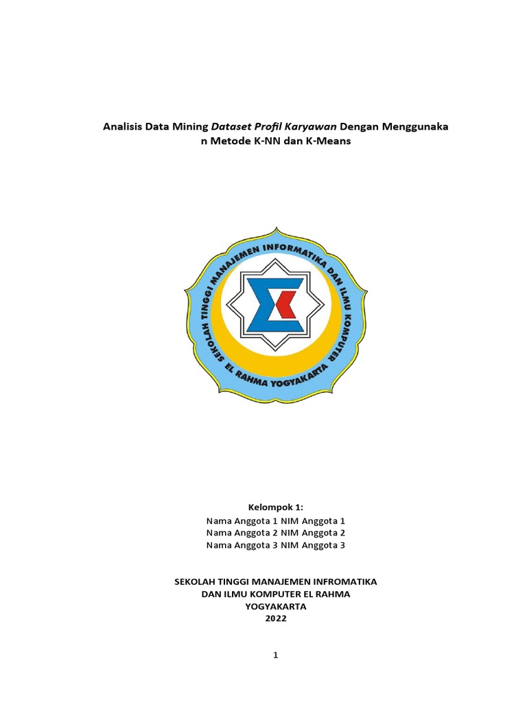 Analisis Data Mining Dataset Profil Karyawan Dengan KNN | PDF