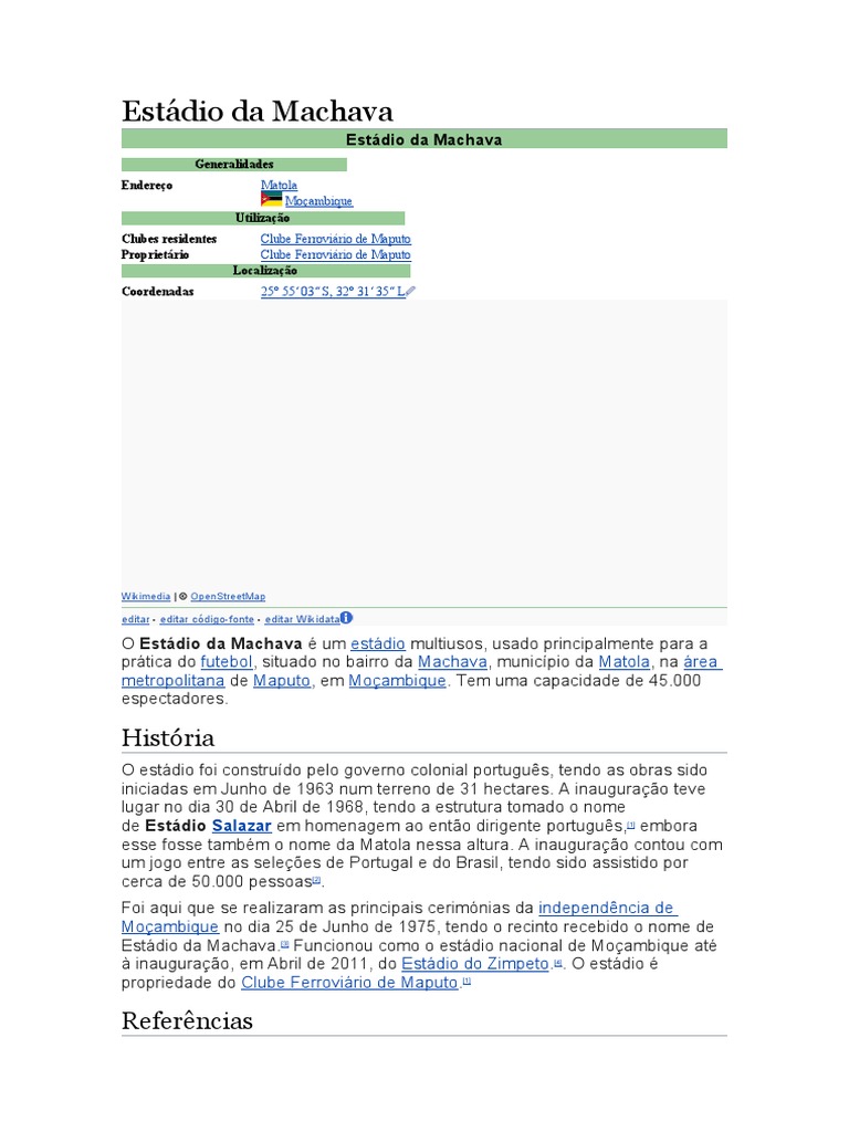 Estádio Da Machava | PDF