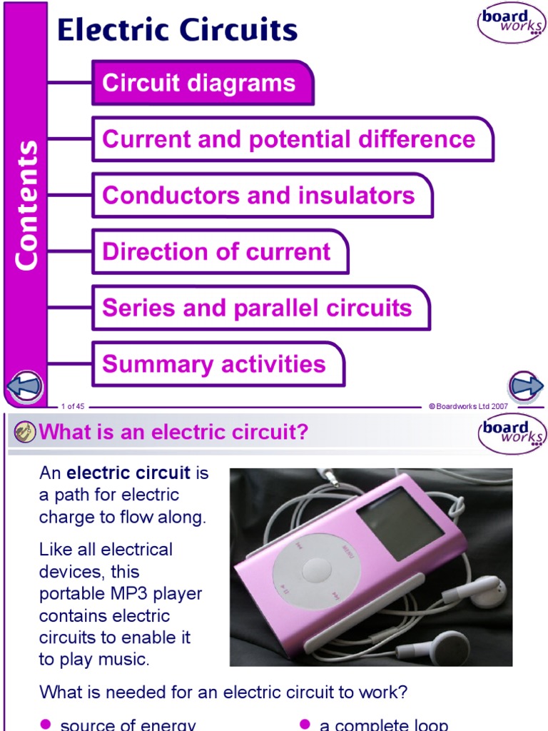 Electricity Y7 | PDF | Series And Parallel Circuits | Voltage