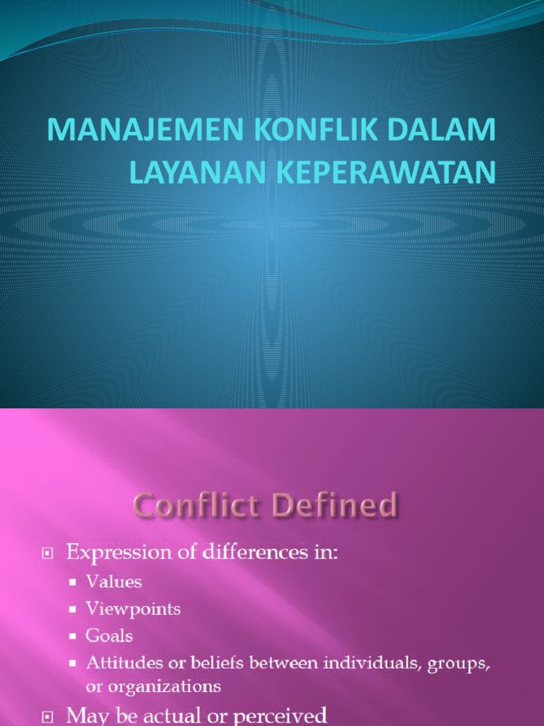 Manajemen Konflik Pdf 