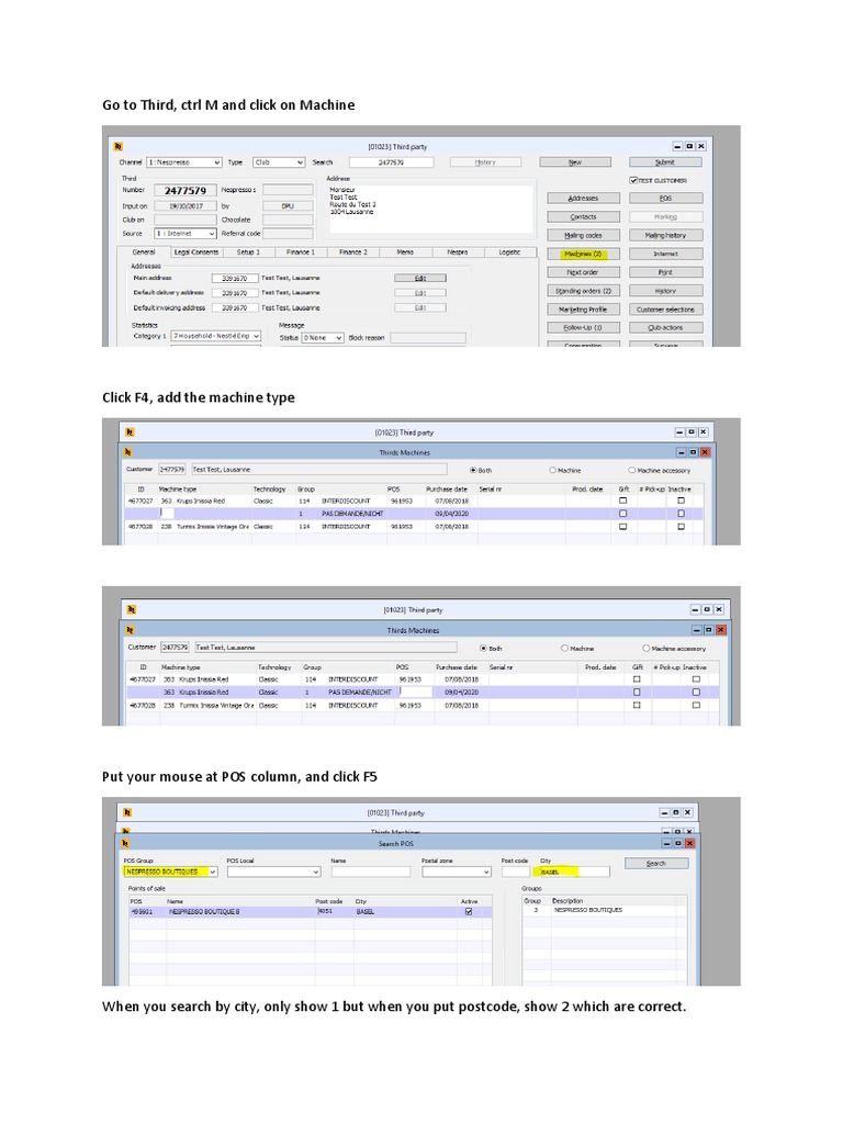 How To Go To Pos Search Screen | PDF