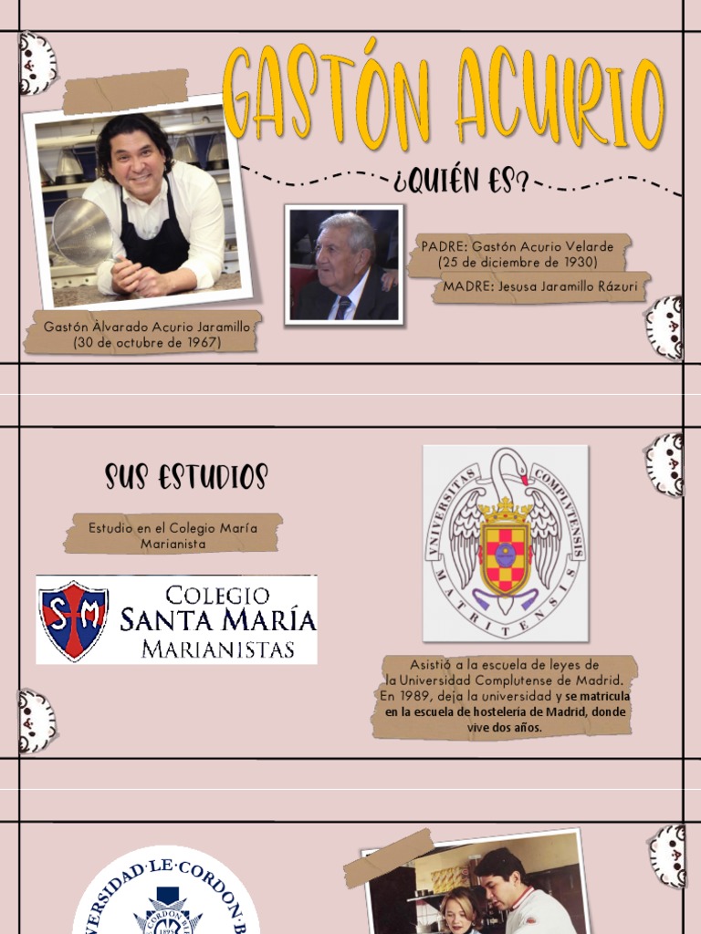 Gaston Acurio | PDF | América del Sur | Perú
