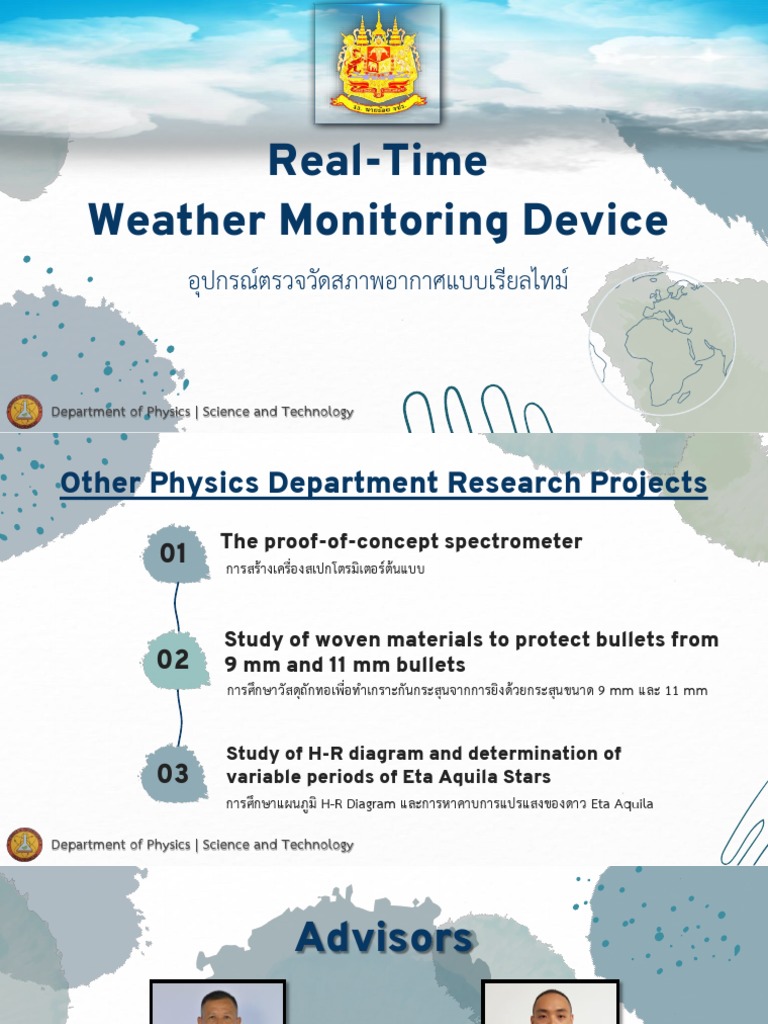 Real Time Weather Monitoring Device. | PDF | Internet Of Things | Science