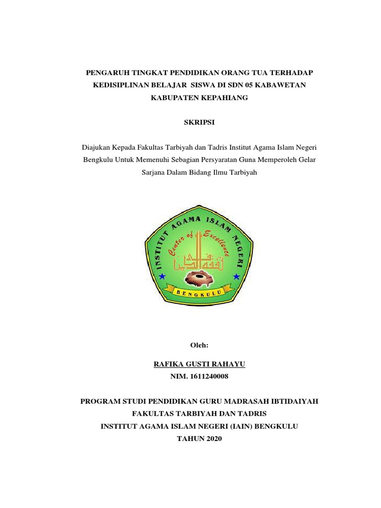 Skripsi Rafika Gsti Rahayu | PDF