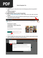 (Updated) Panduan Penggunaan Aplikasi Tes Bahasa PPB UIN Jakarta | PDF