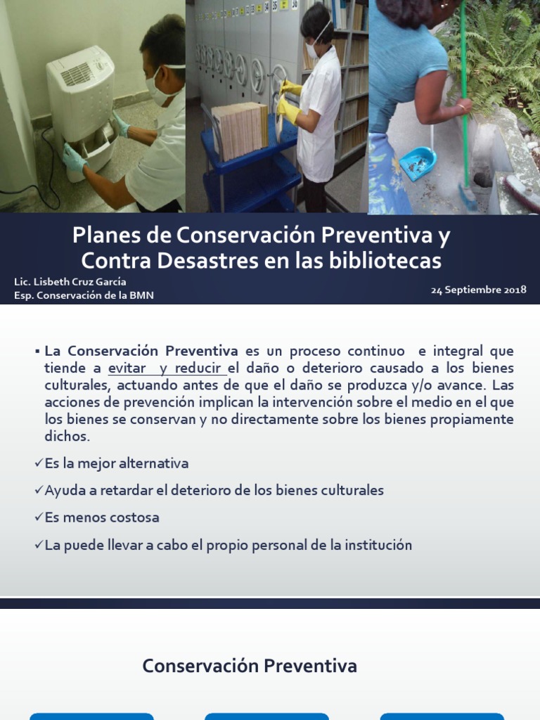 Planes de Conservación Preventiva | PDF | Riesgo | Inundar