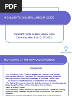 Indian Labor Code 2023 4 Codes | PDF | Employment | Labour Law