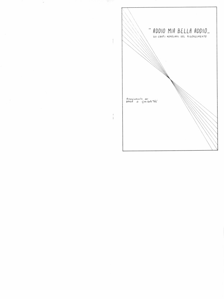 Addio Mia Bella Addio | PDF