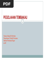 Proses Pembuatan Rokok dan Komponennya | PDF