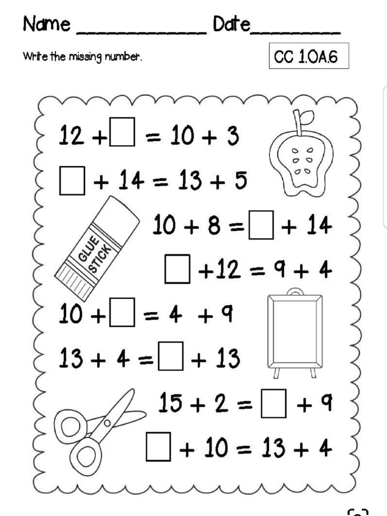 Balancing Equations Grade 1 - 4 | PDF