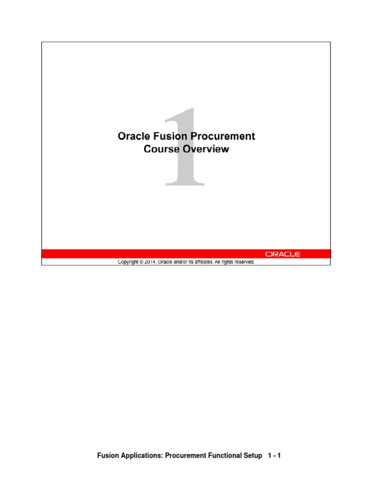 Les01_Overview_Final | PDF | Enterprise Resource Planning | Procurement
