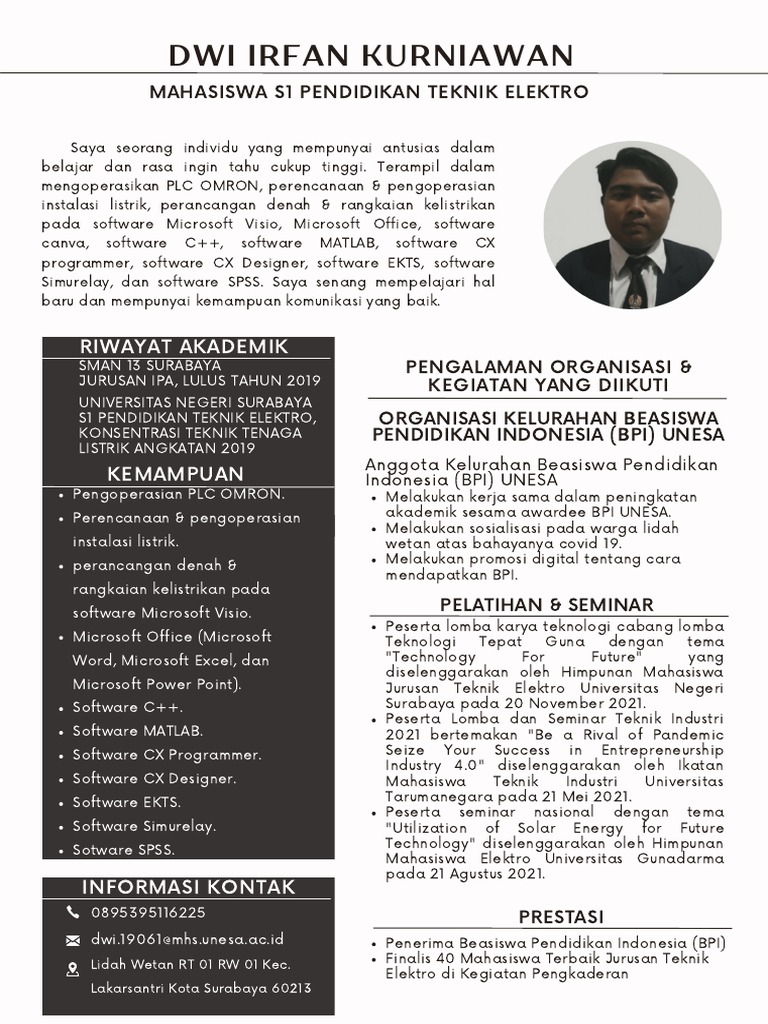 CV Pelindo New | PDF
