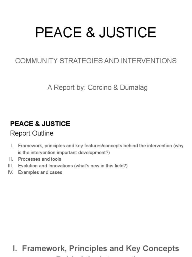 Peace and Justice | PDF | Peacebuilding | Peace