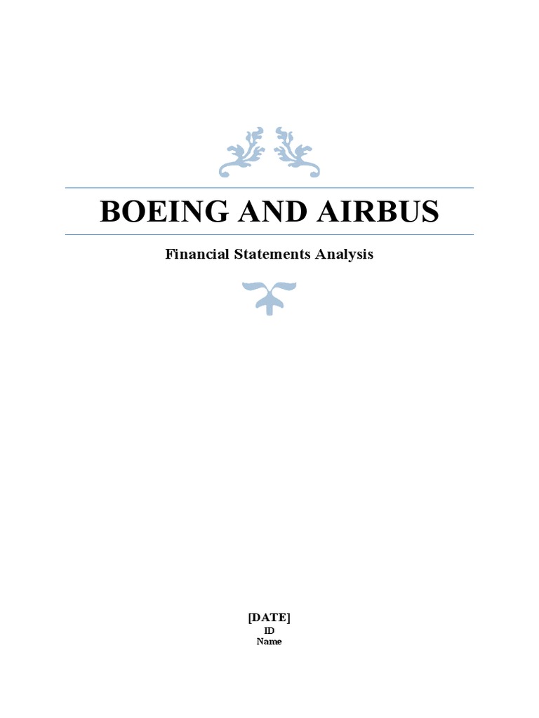 Boeing and Airbus: Financial Statements Analysis | PDF | Equity ...